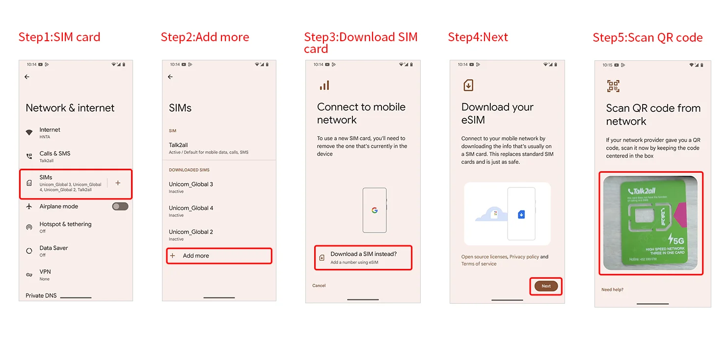 Global eSIM card